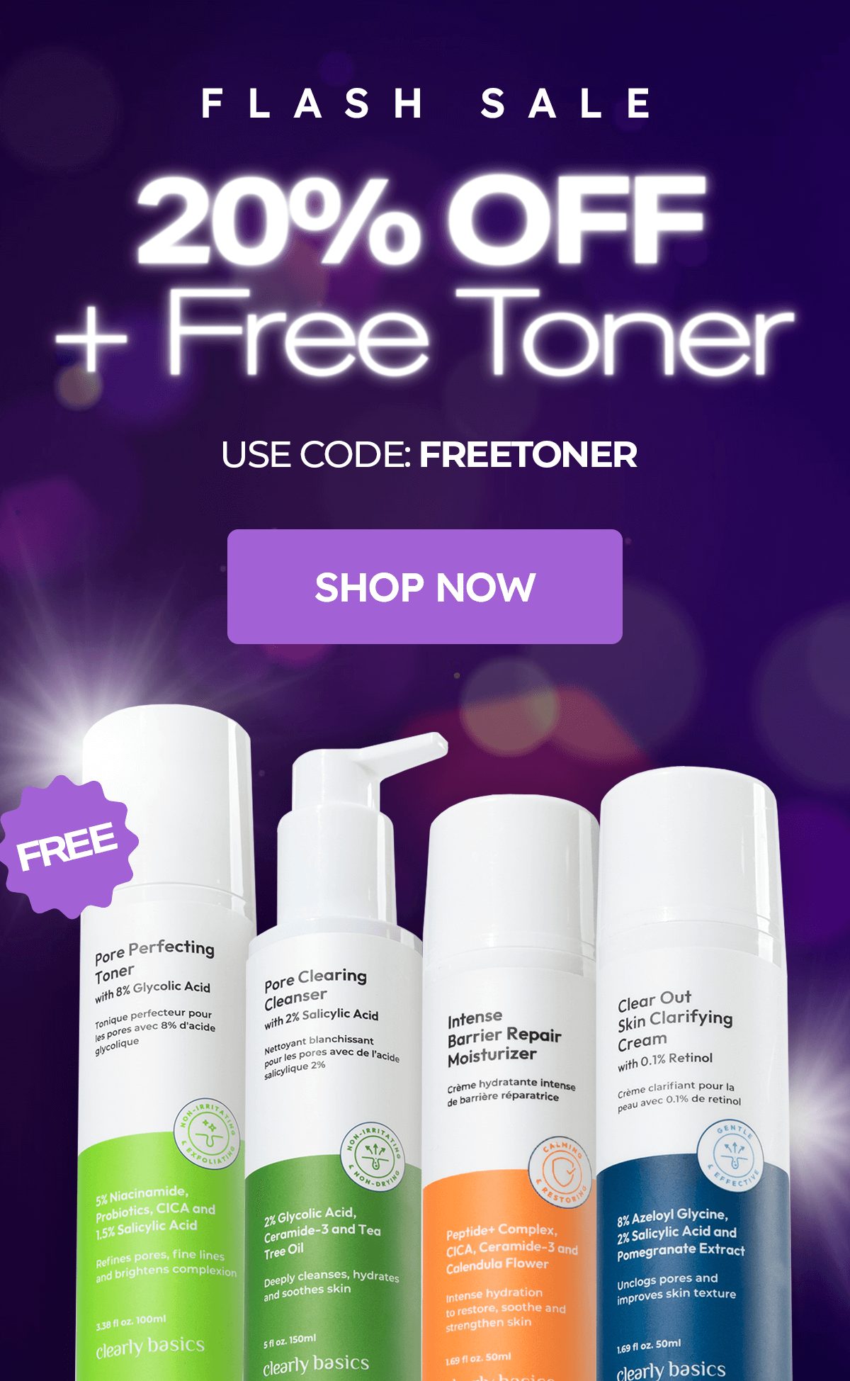 Clearly Basics: Precision Targeted Skincare Products
