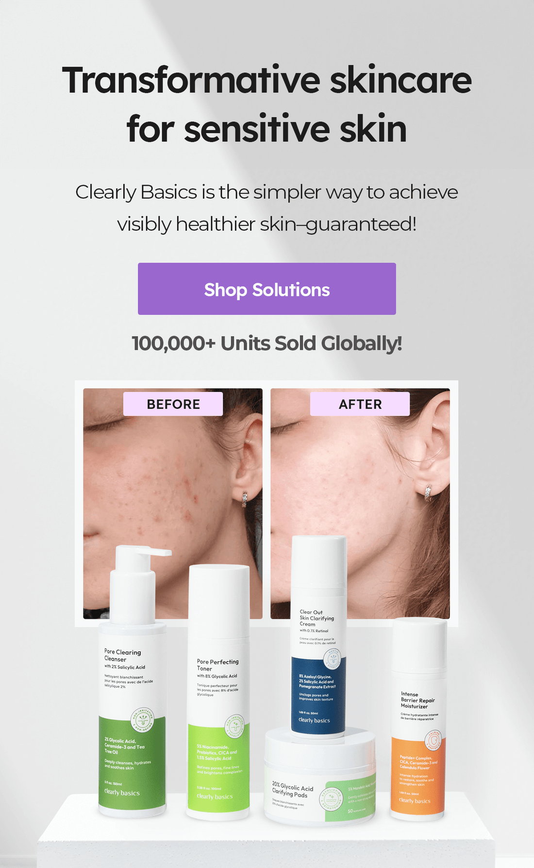 Clearly Basics: Precision Targeted Skincare Products